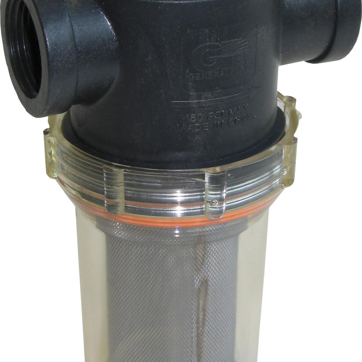 GP 3/4" Clear bowl filter - 50 Mesh – Freedom Wash Supply